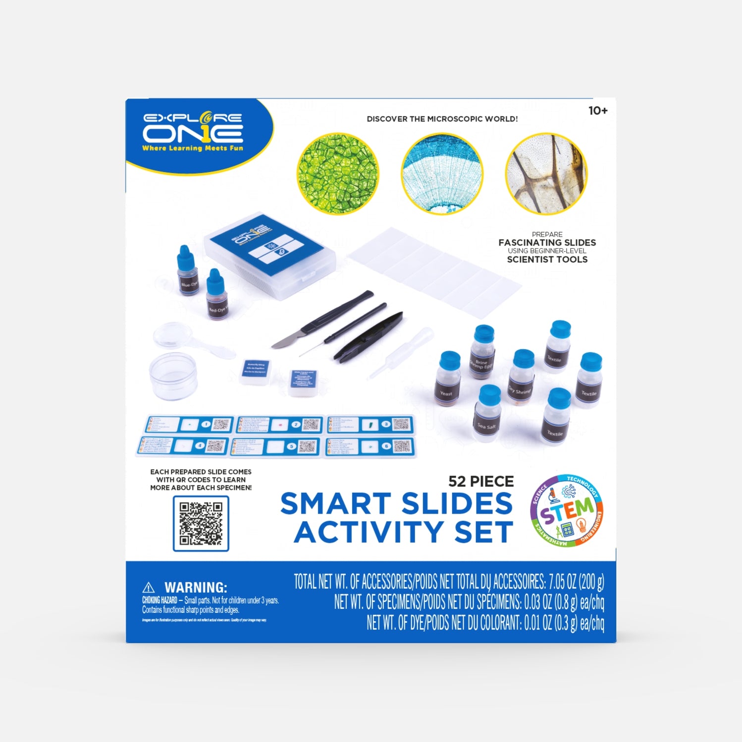 Explore One 52 Piece Smart Slides Activity Set — Explore Scientific