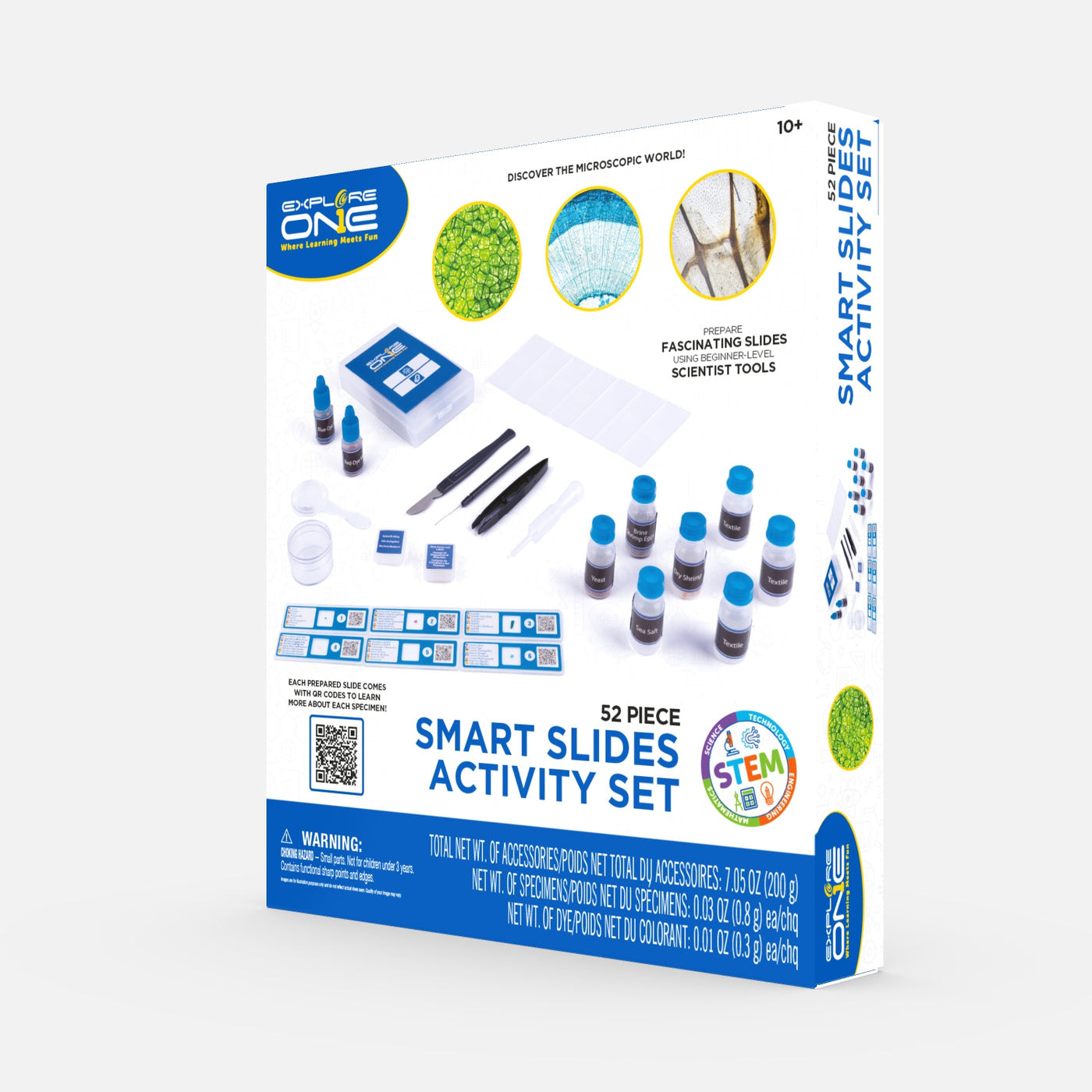 Explore One 52 Piece Smart Slides Activity Set — Explore Scientific