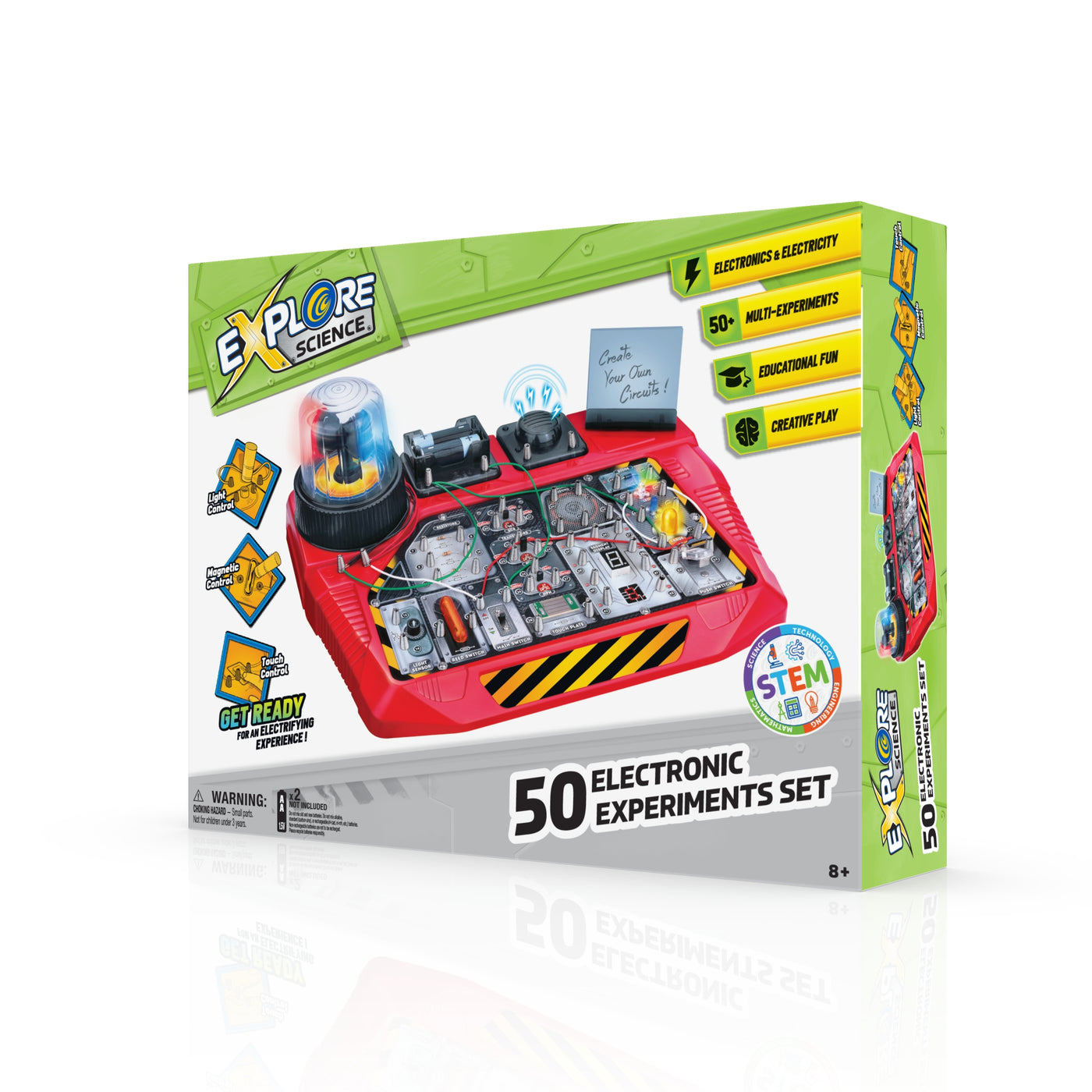 Explore Science 50 Electronic Experiment Set - STEM — Explore Scientific