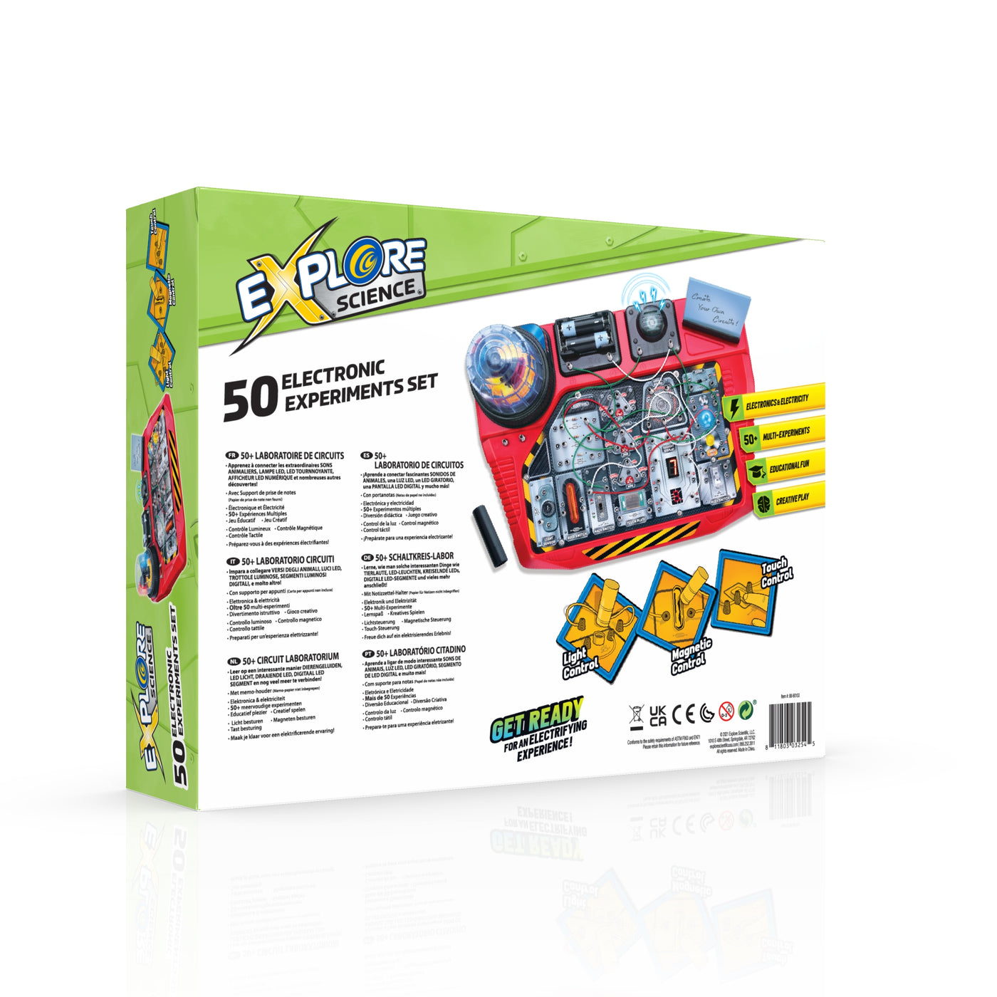 Explore Science 50 Electronic Experiment Set - STEM — Explore Scientific