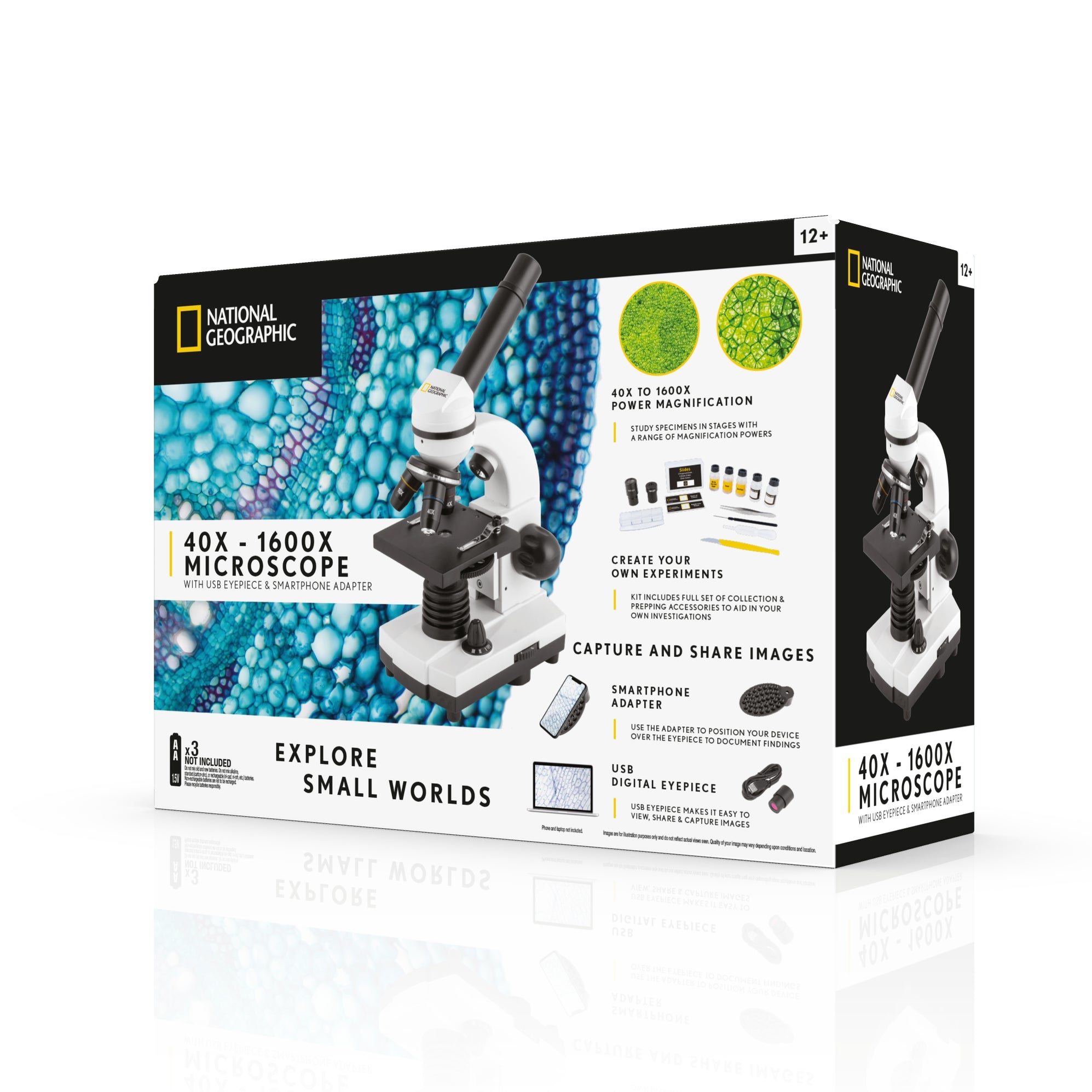 National Geographic 40x-1600x Microscope with USB Eyepiece — Explore ...